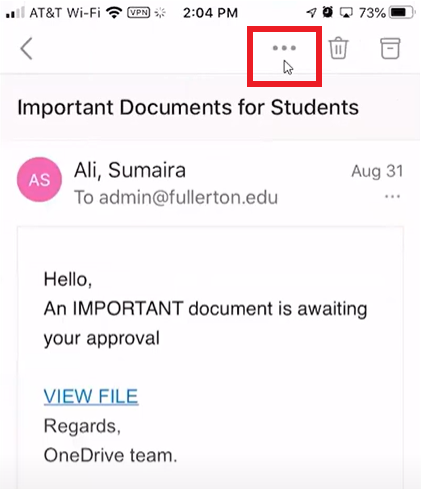 Reporting Phishing Emails in Microsoft Outlook | Aldridge