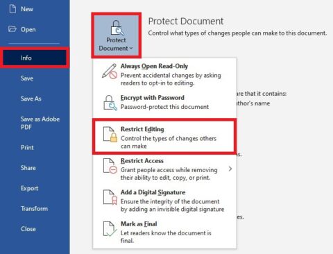 How to Secure Your Word Documents | Aldridge