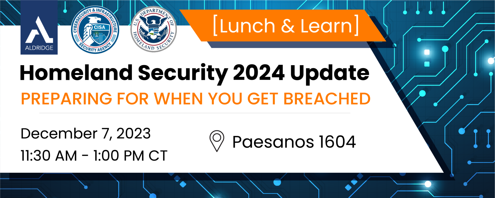 DHS Cyber Threat Update: San Antonio | Aldridge